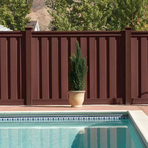 Fencing with panels - Trex Inc. - residential / composite / rectangular