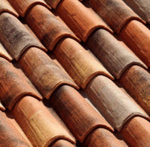 Curved barrel roof tile - COPPO DOMUS - Monier Braas - clay