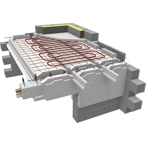 Structural floor with girder-slabs - EQUATIO® VS - RECTOR - prefab ...