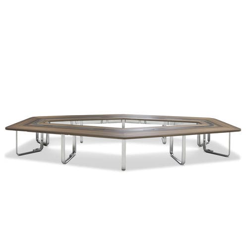 Contemporary conference table - LEADER - i4 MARIANI - wood veneer ...