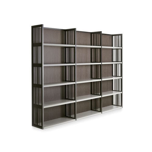 Modular bookcase - GRID - i4 MARIANI - wall-mounted / high / floor-to ...