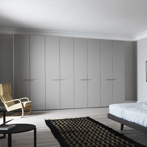 Matte grey wardrobe store