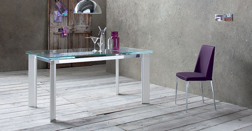 Contemporary table - ARGO - Sedit - glass / rectangular