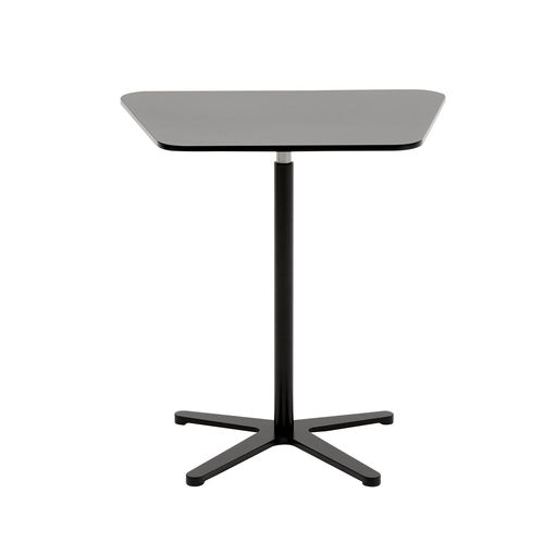 Contemporary side table - XO - SOFTLINE - steel / steel base / trapezoidal