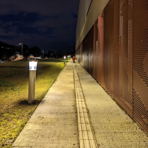 Urban bollard light - Teo - Eclatec - contemporary / polycarbonate ...