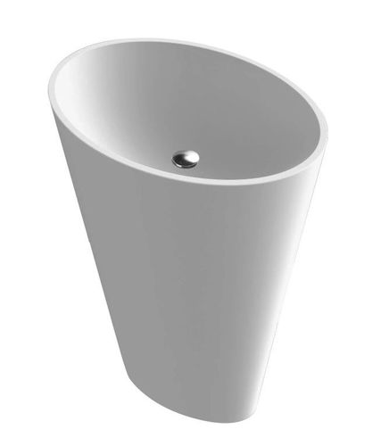 Totem washbasin - Obalo - Condor - Solid Surface / matte finish ...