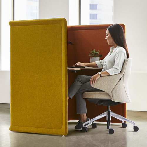 Workstation desk - LAGUNITAS FOCUS NOOK - Coalesse - free-standing ...