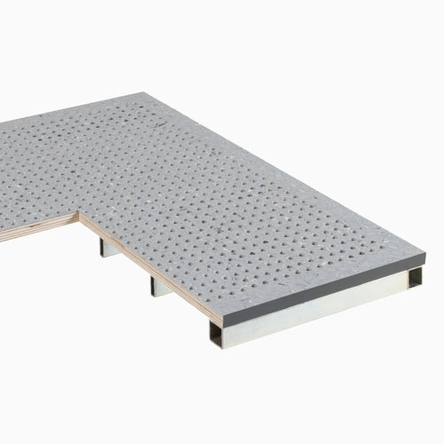 Galvanised steel raised access floor - Lenzlinger Access Floors ...