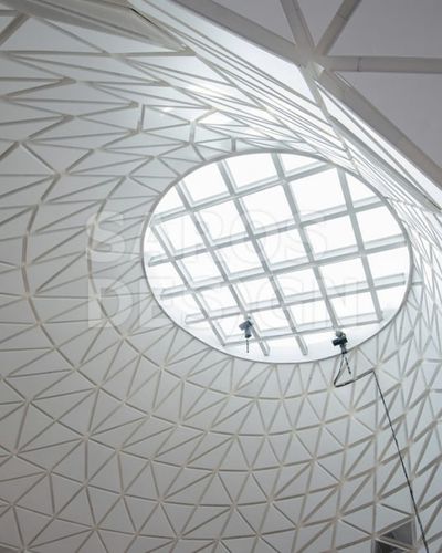 Panel stretch ceiling - Saros Est OÜ - indoor / acoustic / perforated
