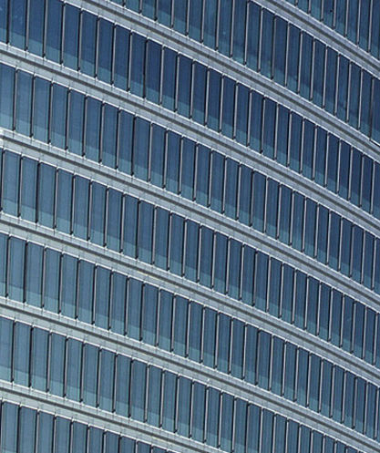 Stick system curtain wall - CNOOC BUILDING - Permasteelisa - aluminum ...