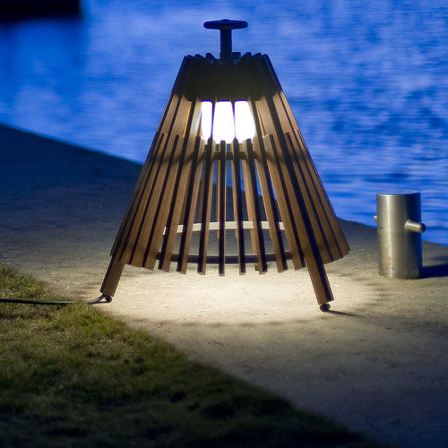 Floor lamp - TIPI - ATELJE LYKTAN - aluminum / stainless steel ...