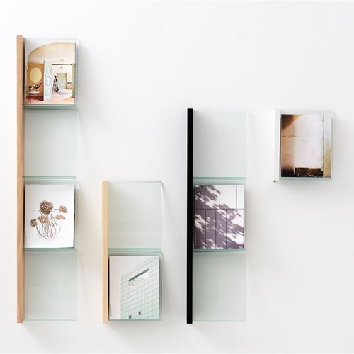 Wall-mounted brochures rack - ELL - KARL ANDERSSON - wooden / commercial