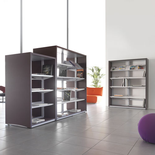 Library shelving - KORTAZZ - DPC - multimedia / standard / modular