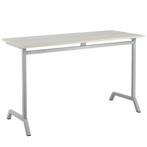 Contemporary table - MIDS - DPC - laminate / melamine / steel base
