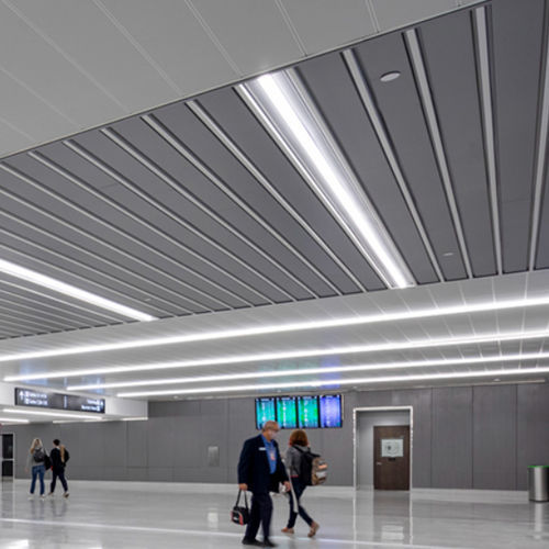 Metal Plank Ceiling White