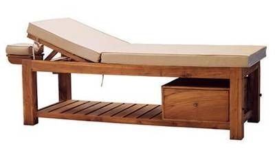 Fixed massage table - TUGU - DYNAMIKA - with storage compartment ...