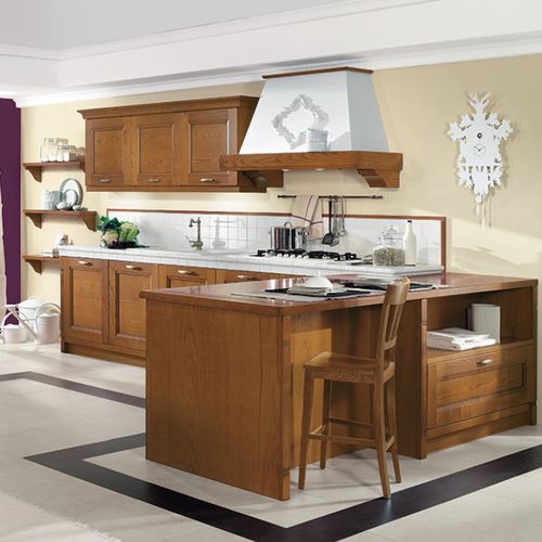 Traditional kitchen - GIOIOSA - Arredo3 s.r.l. - ash / L-shaped / with ...