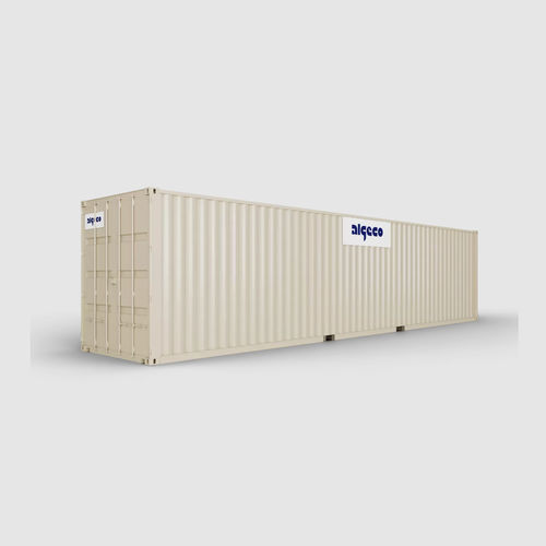 Steel storage container - HIGH CUBE - Algeco - wood / solid wood