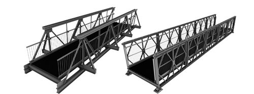Aluminum bridge - JPB - Janson Bridging - truss / pedestrian / modular