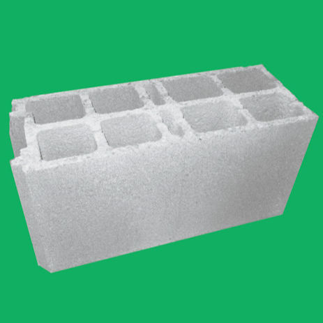 Hollow concrete block - R - SEAC - for wall / high-performance / exposed