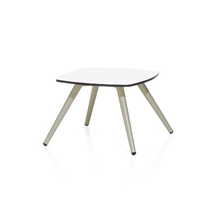 Contemporary coffee table - AITA - DILEOFFICE - metal / HPL / square