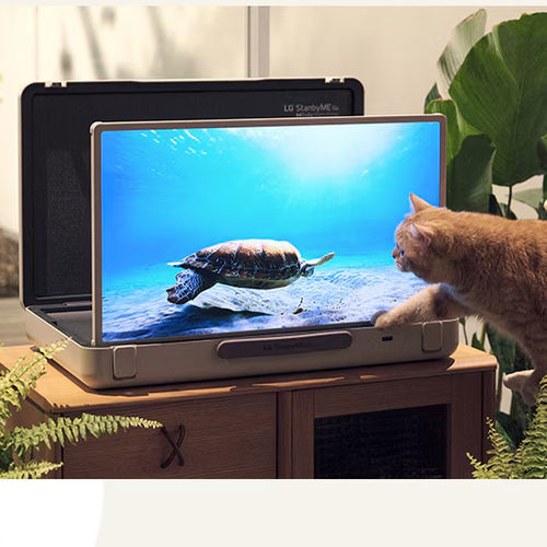 Home multimedia system touch screen - StanbyME Go - LG Electronics ...