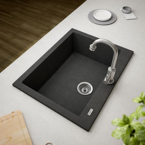 Single-bowl kitchen sink - SELECT 660 - Mundilite - without drainboard ...