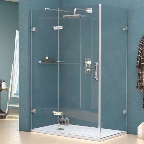 Pivoting Shower Screen Montecarlo Mundilite Corner Tempered