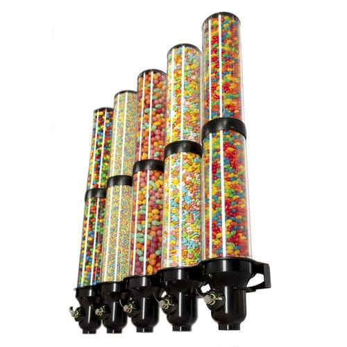 Wall-mounted candy dispenser - H50L-BL-FF - IDM Ltd. - commercial