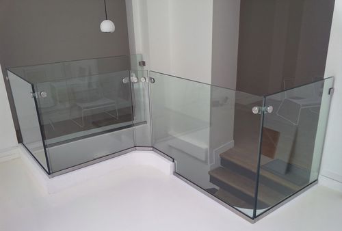 Glass railing - MINIMAL - Trescalini - glass panel / indoor / outdoor