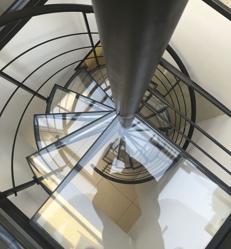 Spiral staircase - HELIX - Trescalini - helical / wooden step ...