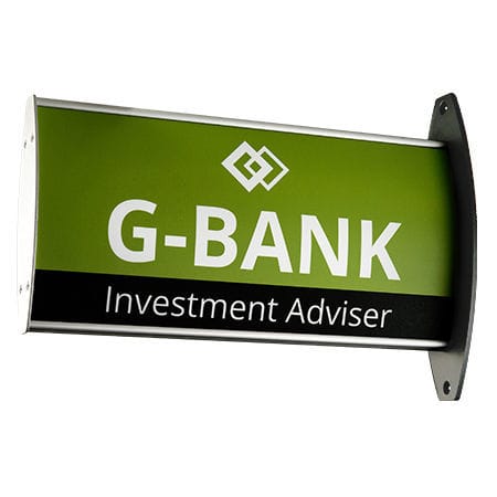 Wall-mounted signboard - FS5 - Vista System - aluminum / PVC / acrylic ...