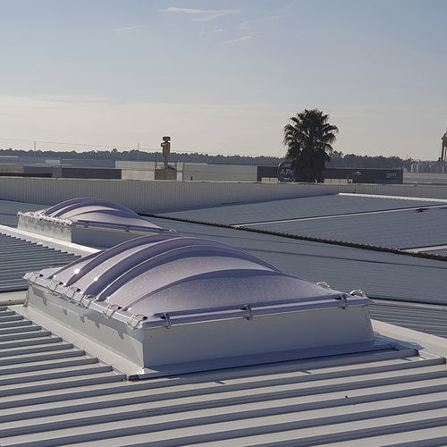 Single-glazed skylight - K035 FX SERIES - CAODURO - with skylight frame ...