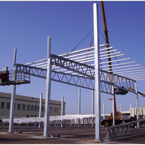 Precast beam - FLEXSA - PROFILSIDER - galvanised steel / rectangular ...