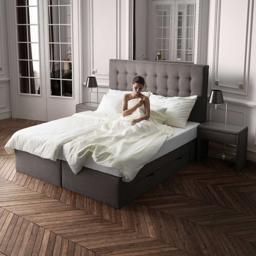 Double bed - ADAM - SEANROYALE - single / semi-double / contemporary