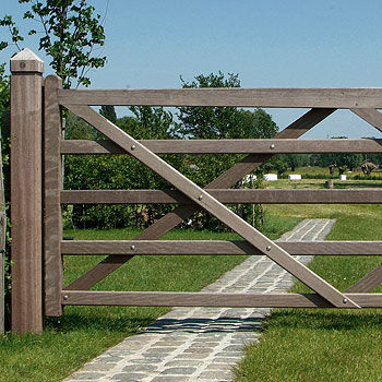 Fence post - DIAMOND TOP - Collstrop Garden