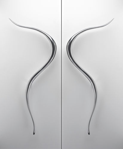 Door pull handle - ALTO - Philip Watts Design - brass / aluminum / bronze