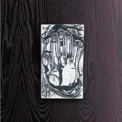 Door handle - SINGLE HANDPRINT - Philip Watts Design - metal / contemporary