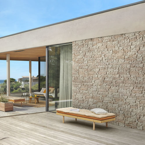 Engineered stone wall cladding - TERTUS - ORSOL - interior / exterior ...