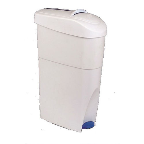 Hygienic trash can - H0595801 - HEXOTOL - plastic / with lid / foot ...