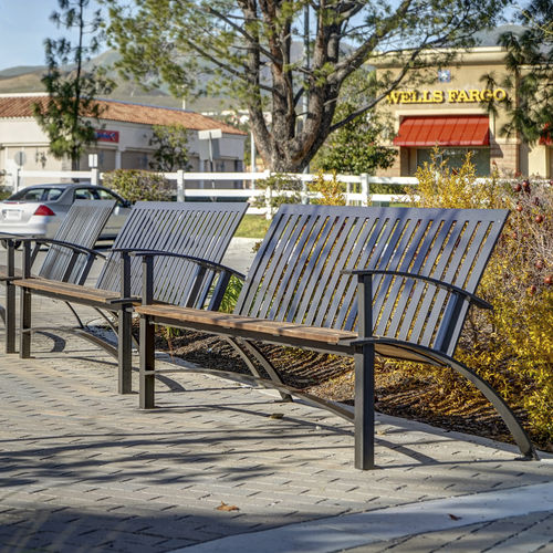 Contemporary public bench - ASHTON™ - Madrax/Thomas Steele - recycled ...