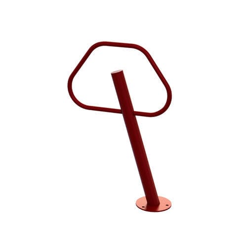 Floor-mounted bike rack - LEANING POST AND RING - Madrax/Thomas Steele ...