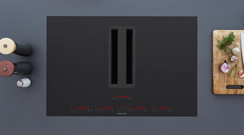 Countertop range hood - 7110 - Silverline - home / with touchscreen / black