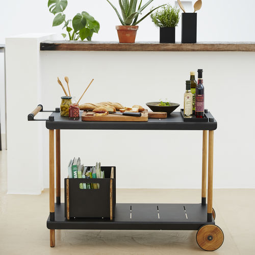 Home service trolley - FRAME : 5170 - Cane-line A/S - garden / teak ...