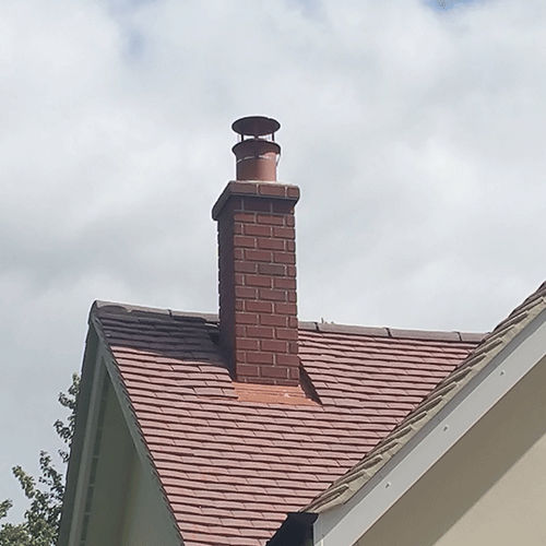 Masonry chimney stack - ASCENTOR - CHEMINEES POUJOULAT