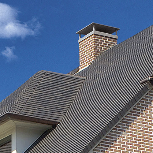 Masonry chimney stack - ZENITH - CHEMINEES POUJOULAT