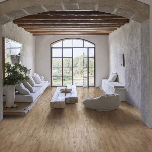 Engineered parquet floor - OAK FLINT - Upofloor - spruce / pine / alder