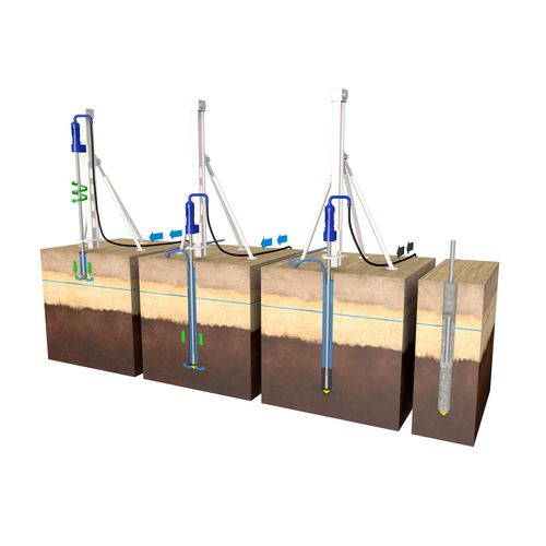 Driven pile - FORATEP - FRANKI FOUNDATIONS BELGIUM - steel / foundation