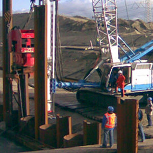 Metal sheet pile - COMBI WALLS - Ballast Nedam - reinforcement