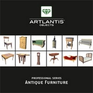 2D/3D object library - ANTIQUE FURNITURE - Artlantis